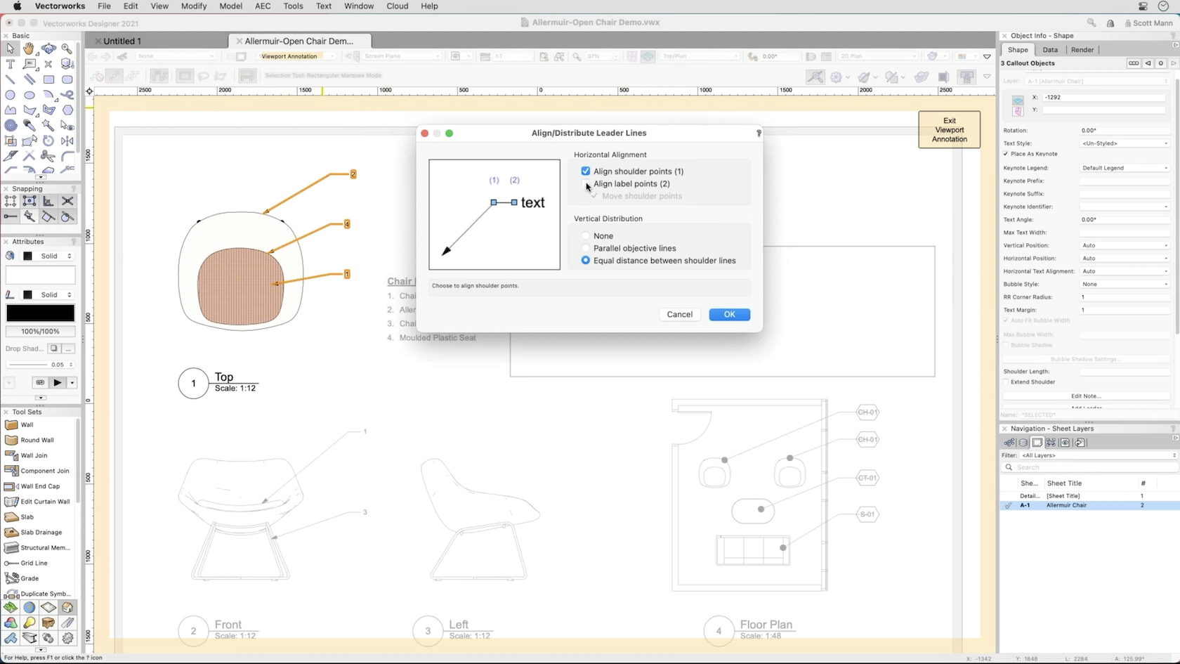 Coffee Break The Callout Tool Database V Data Tags Vectorworks